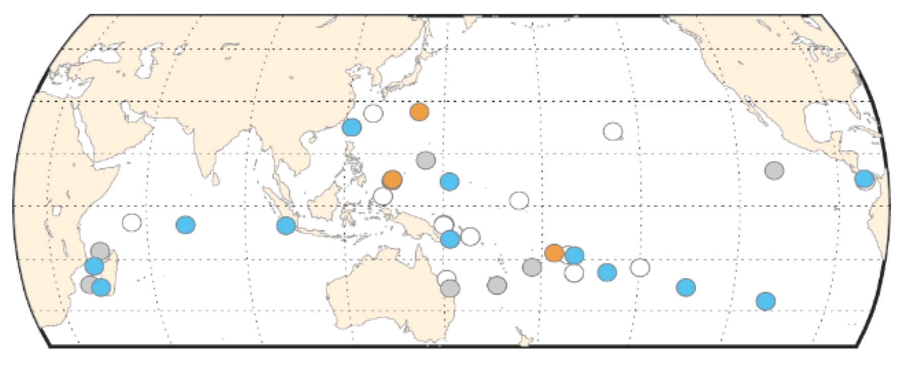 Coral samples & map | Coral Resilience